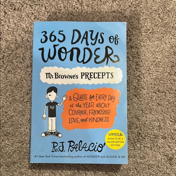 Other | 365 Days Of Wonder Book By Rj Palacio | Poshmark